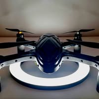 Cuta Copter Drone Ripping It Outdoors