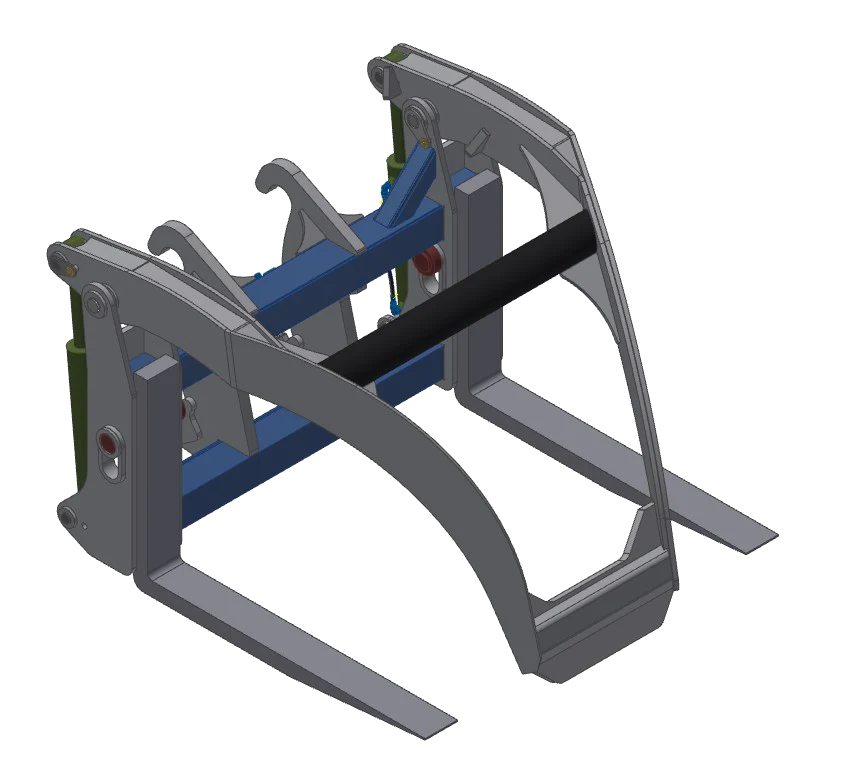 TAG Paddle Style Top Clamp Log & Lumber Forks Class 700 | Tine Lengths ...