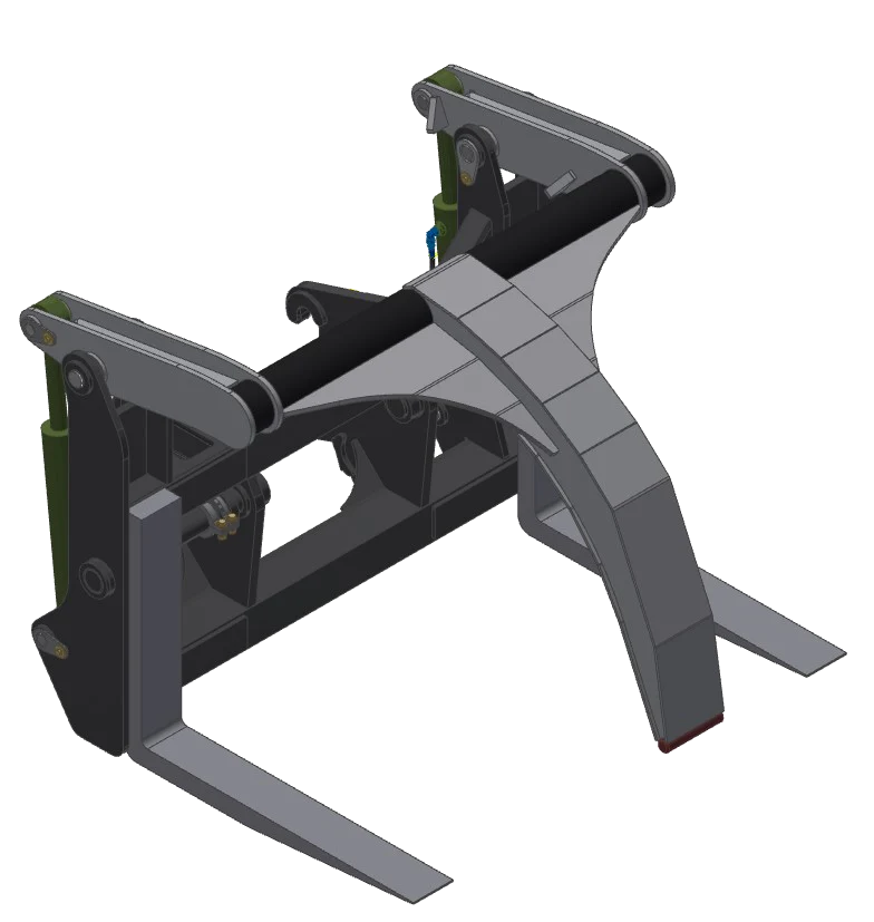 TAG Single Center Clamp Log & Lumber Forks Class 700 | Carriage Width ...