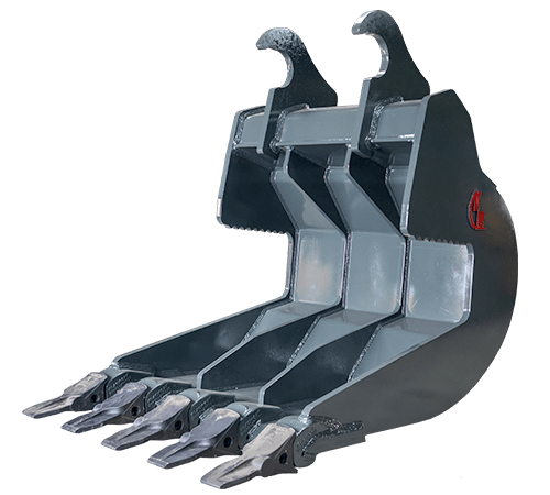 NM Attachment Concrete Slab Bucket | Model 8CS Series | 4 & 6 Teeth ...