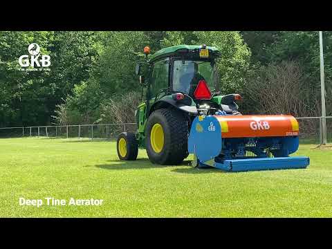GKB Deep Tine Aerator With Front Rear Roller Model DTA120 260 Ripping It Outdoors